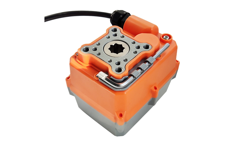 50Nm Electric Motorized Actuator with Brushless Motor Connection face ISO5211 F05,F07-Tianjin ...