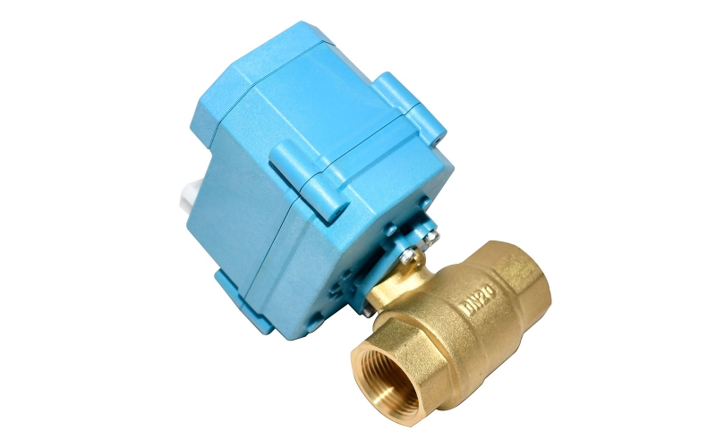 Lorawan Remote control Electric Valve 2 Way Brass with manual override ...